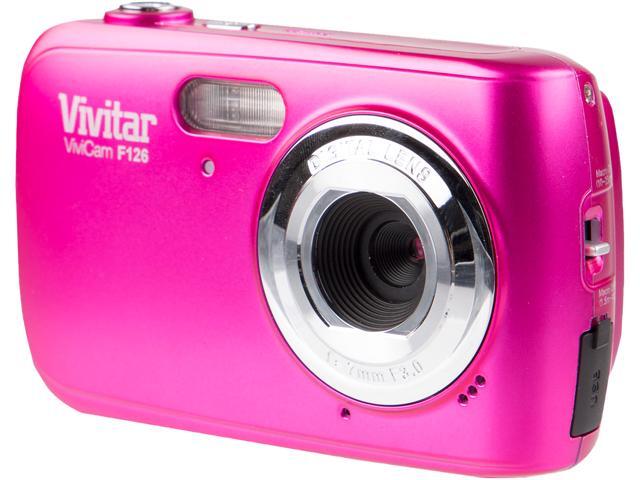 Vivitar ViviCam 14.1 Megapixel Digital Camera - Pink - Newegg.com