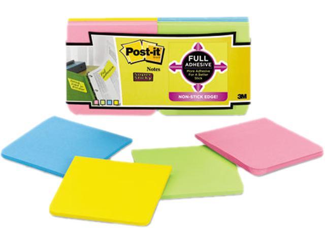 Post-it Full Adhesive Notes 3 x 3 Assorted Rio de Janeiro Colors 25 ...