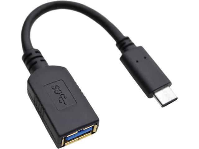 DAT 6010D USB 3.1 Type CM to AF Gen1 Adapter Cable - 3A, 0.15m/0.5 ft ...