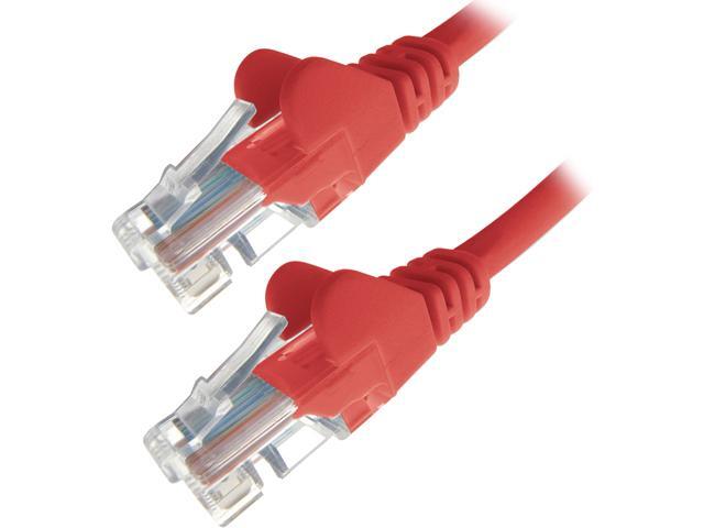 Group Gear 31-0005R 1.64 ft. RJ45 UTP Stranded Flush Moulded Snagless ...