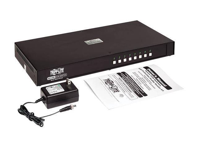 Tripp Lite B002A-DP1AC8 Secure KVM Switch 8-Port Single-Monitor ...