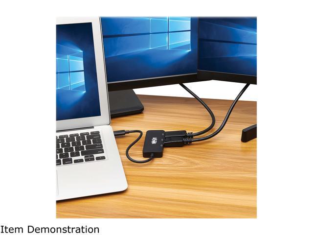 Tripp Lite USB C Adapter Triple Display 4K 60Hz DisplayPort 8K HDR 4:4: ...