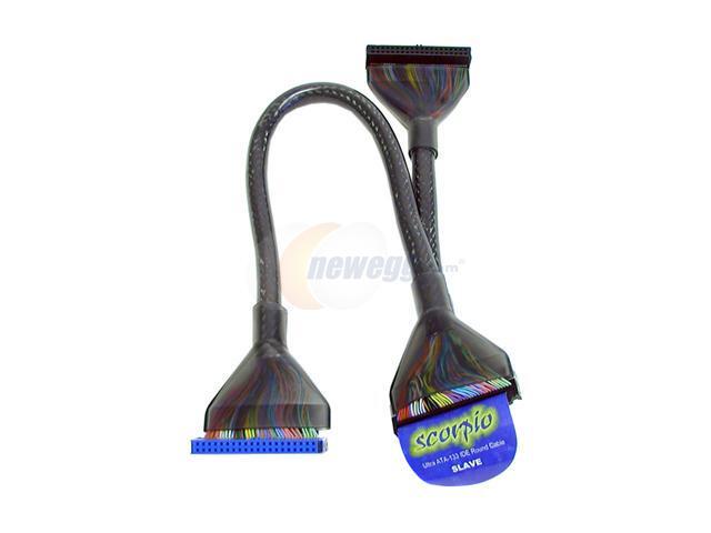 COOLMAX 24" Transparent Black IDE Round Cable - Newegg.com