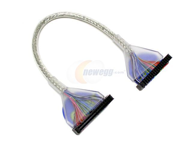 COOLMAX 12" Translucent Silve Floppy Round Cable - Newegg.com