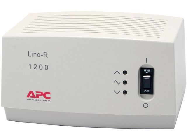 APC LE1200 6.5 ft. 4 Outlets 680 j 1200VA Automatic Voltage Regulator ...