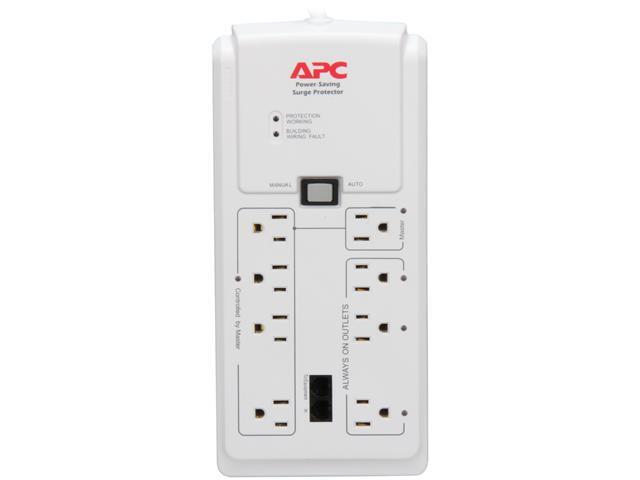 APC P8GT 6' 8 Outlets 2160 joule Surge Suppressor - Newegg.com