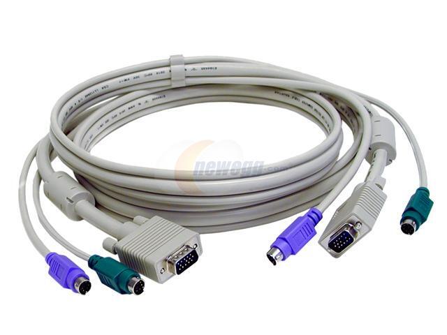 6ft 3-in-1 KVM cable - Newegg.com