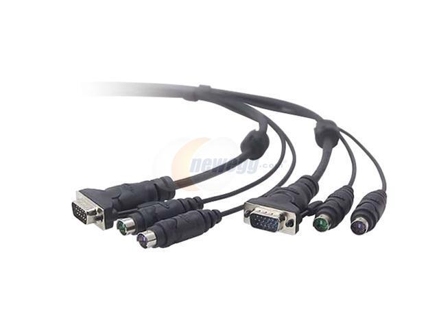 BELKIN 10 ft. OmniView All-In-One Universal KVM Cable Kit - Newegg.com
