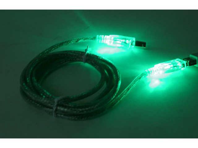 Belkin F3U144-06-GRN Green USB Lighted Cable - Newegg.com