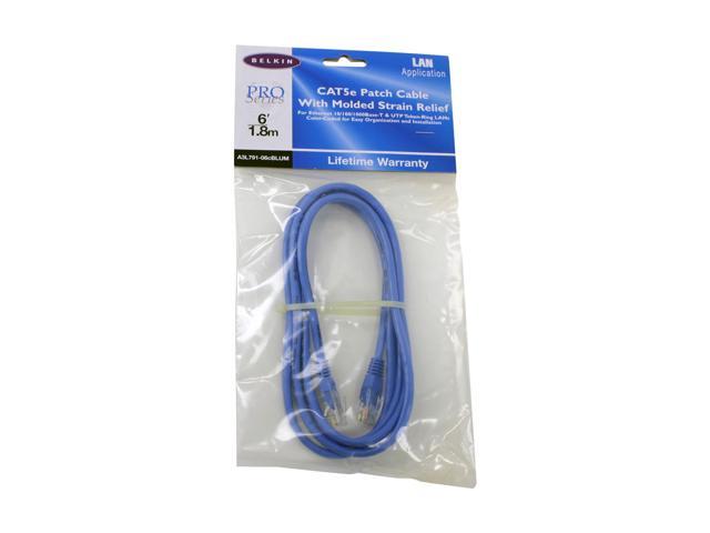 Belkin A3L791-06cBLUM 6 ft. Component Molded patch cable - Newegg.com