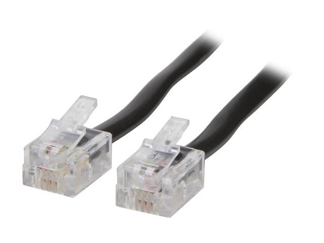 Belkin Model F8V100-25-BK 25 ft. RJ-11 Phone Cable - Newegg.com
