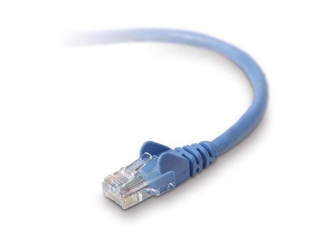 Belkin A3L850-03-BLU-S 3 ft. UTP RJ45M/RJ45M Snagless Patch Cable ...