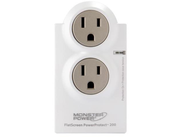 MONSTER FS MP AVFL200 EF 2 Outlets 1110 joule FlatScreen PowerProtect ...