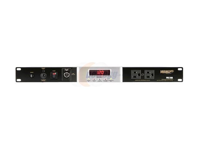 MONSTER PRO 2500 Rack Mountable PowerCenter with Clean Power Stage 2 ...