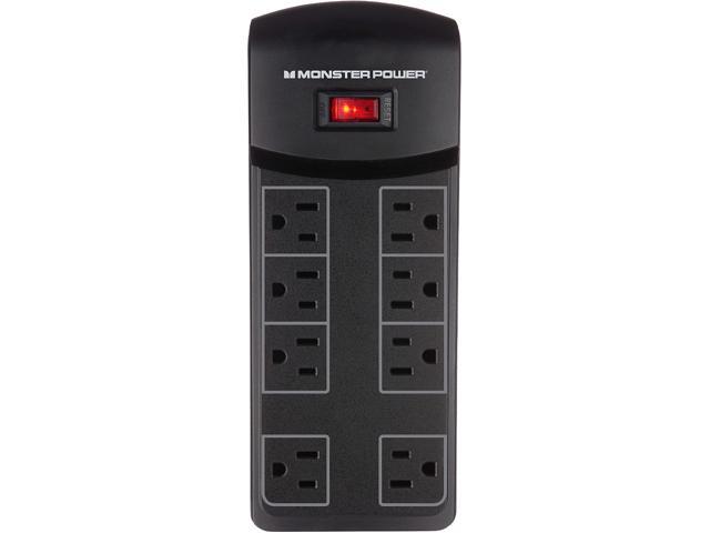 MONSTER 121827-00 (EXP 800 AV) 6 ft. 8 Outlets 1440 Joules Core Power ...