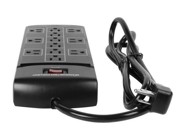 MONSTER 121829-00 (MP EXP 1200 AV) 6 ft. 12 Outlets 2160 Joules Core ...