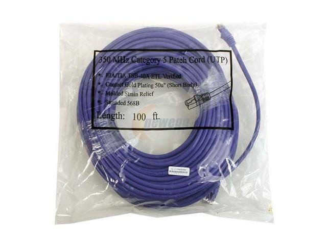 GENERIC 10X5-829HD (Purple) 100 ft. Network Cable - Newegg.com