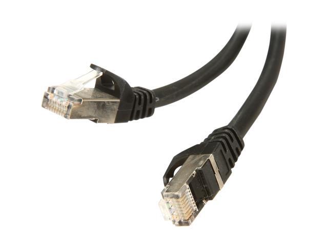Rosewill RCW-50-CAT6a-BK 50 ft. Twist Pair (STP) Enhanced 550MHz ...