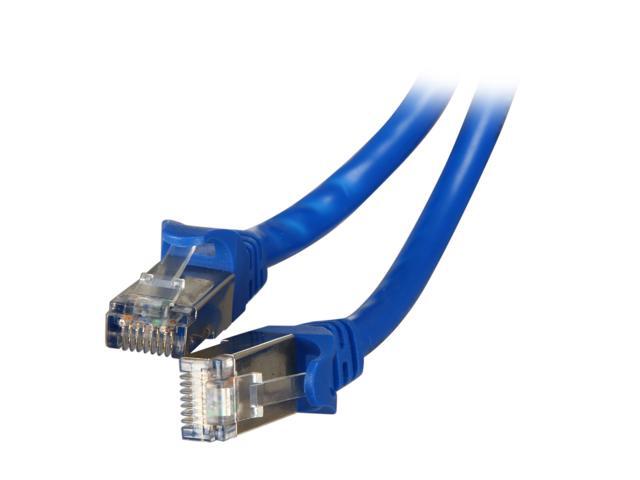 Rosewill RCW-15-CAT6a-BL 15 ft. Twist Pair (STP) Enhanced 550MHz ...