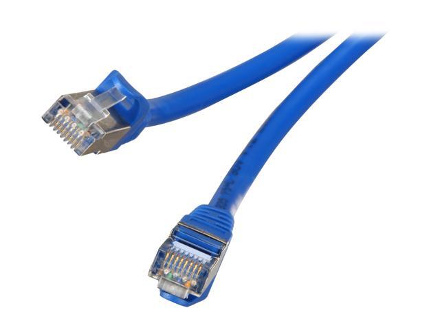 Rosewill RCW-50-CAT6a-BL 50 ft. Twist Pair (STP) Enhanced 550MHz ...