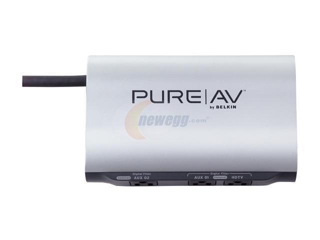 Open Box: Belkin Pure AV AP10300-10 HDTV Power Conditioner PFHD w/ 3 ...