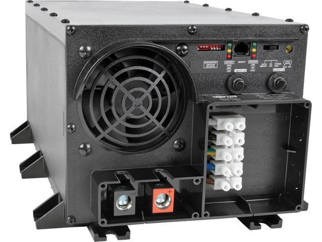 Tripp Lite 2400 W Power Inverter / Charger with Auto-Transfer Switching ...
