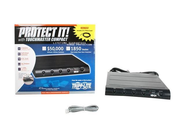 Tripp Lite TMC-6 6ft. Cord 6 Outlets 1440 Joules Protect It! Surge ...