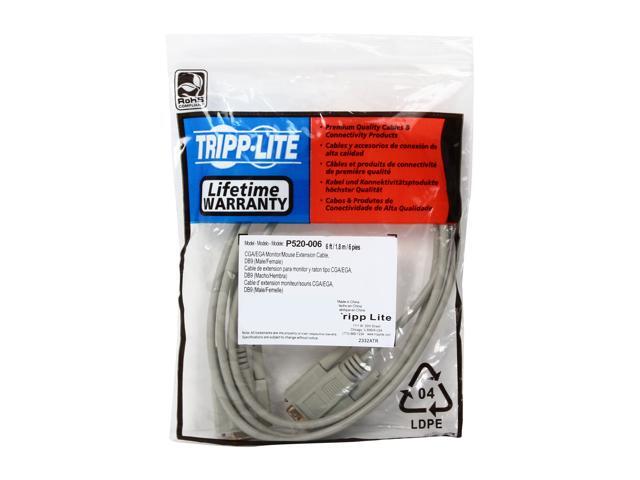 TRIPP LITE 6 ft. CGA/EGA Extension Cable - Newegg.com