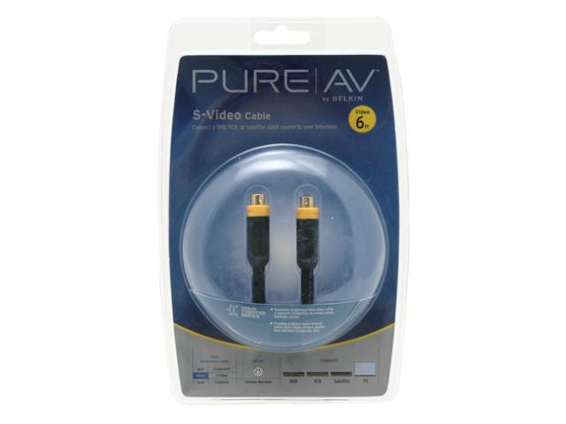 BELKIN PURE AV Model AV21100-06 6 feet S-Video Cable - Newegg.com