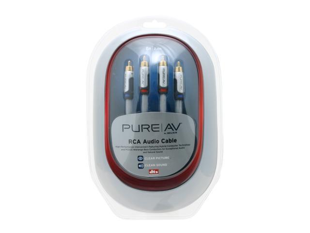 BELKIN PURE AV AV50300-08 8 feet RCA Audio Cable - Newegg.com