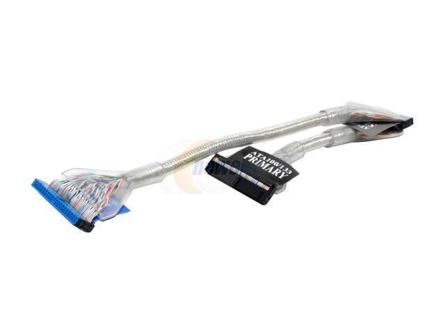 OKGEAR 18" IDE round cable,dual device,Clear Silver - Newegg.com