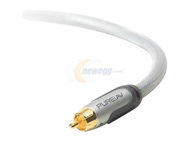 BELKIN PURE AV AV50500-25 25 ft. RCA Subwoofer Audio Cable - Newegg.com