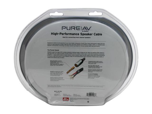 BELKIN PURE AV Model AV53001-08 8 ft. High-Performance Speaker Cable w ...