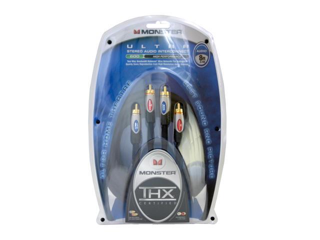 Monster Cable ULT I600-8 8 ft. Ultra Series THX 600 RCA Audio ...