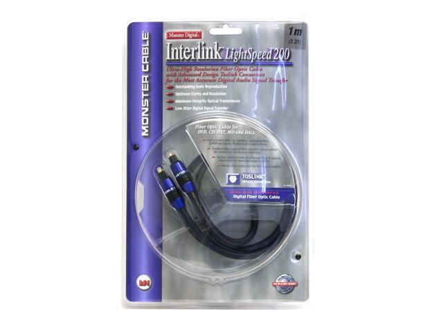 Monster Cable Model ILS200-1M 3.3 FT. Interlink LightSpeed 200 Digital ...