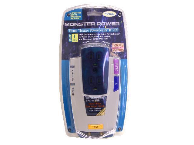 MONSTER MPHT200 Home Theatre PowerCenter HT 200 w/ Clean Power Stage 1 ...
