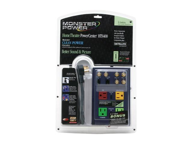 MONSTER MPHTS400HP Home Theatre PowerCenter HTS 400 with Clean Power ...