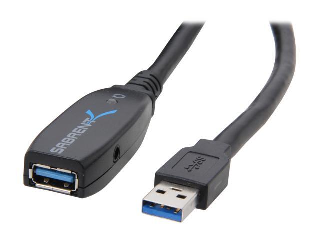 SABRENT USB-3X5M USB 3.0 Active Extension Booster Cable - Newegg.com