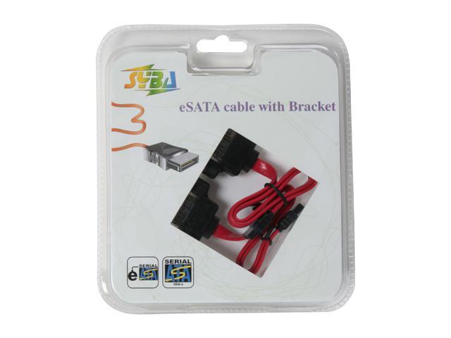 SYBA SD-ESATA-EP2 2-Ports e-SATA Extension Bracket for External ...