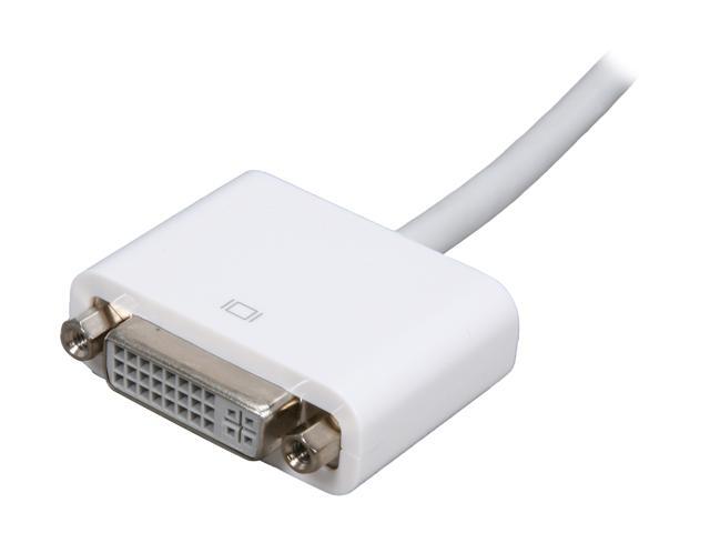 SYBA CL-ADA31020 White Mini-DVI to DVI Female to Female Mini-DVI to DVI ...