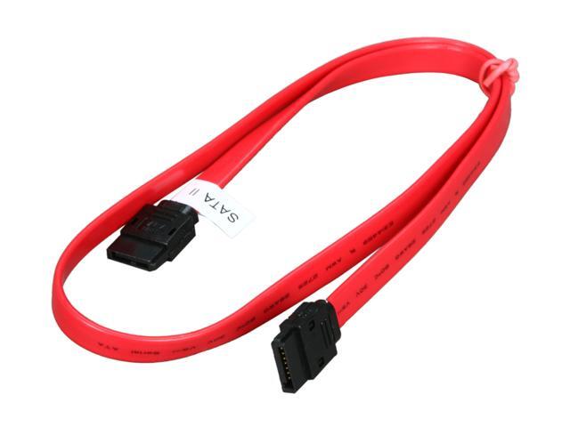 Link Depot SATA-24 2 ft. SATA II Cable with Straight to Straight ...