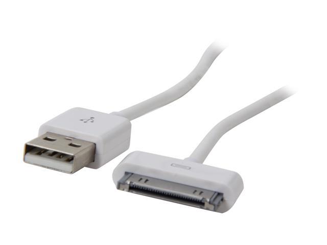 Open Box: Link Depot LD-APLUSB-2M White Apple Dock Connector to USB 2.0 ...