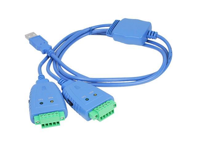 SIIG 2-Port Industrial USB to RS-422/485 Serial Adapter Cable with 3KV ...