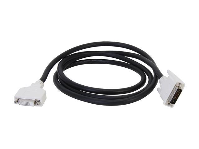 C2G 26950 DVI-D M/F Dual Link Digital Video Extension Cable, Black (6.6 ...