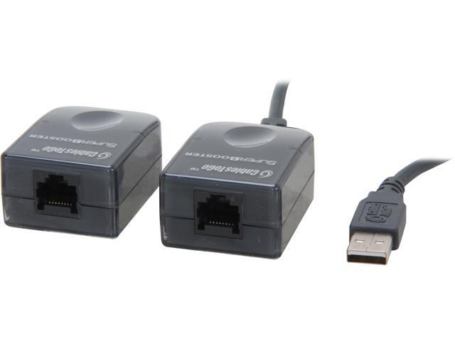 C2G 29341 USB 1.1 Over Cat5 SuperBooster Extender Dongle Kit, TAA ...