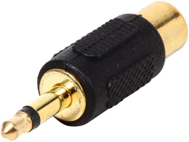 C2G 03195 RCA Jack to 3.5mm Mono Plug Audio Adapter, Black - Newegg.com