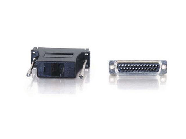 C2G 02937 RJ45 to DB25 Male Modular Adapter, Black - Newegg.com