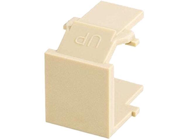 C2G Snap-In Blank Keystone Insert Module - Ivory - Newegg.com