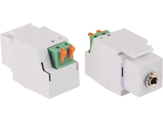 C2G/Cables To Go 37035 3.5mm 2 Conductor Keystone Adapter - Newegg.com