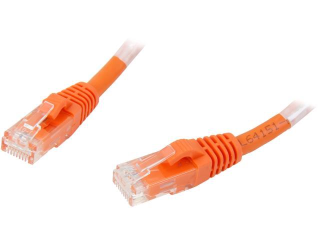 CABLES TO GO 27893 10ft Cat6 550 MHz Snagless Crossover Cable - Orange - Newegg.com